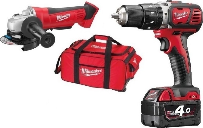 Σετ Milwaukee M18 VARIO 18V Συμπαγές Κρουστικό Δραπανοκατσάβιδο M18 BPD ...